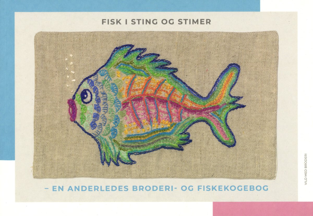 Kogebog - Fisk i sting og stimer - Mønsterbøger - Korssting.dk